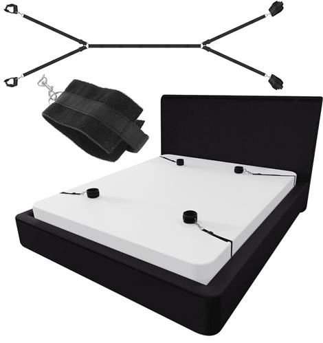 Adjustable BDSM Bed Handcuffs - Safe and Comfortable