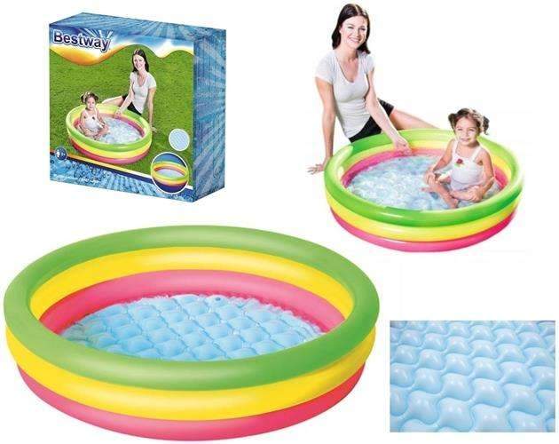Inflatable Paddling Pool, Soft Bottom, 102 cm