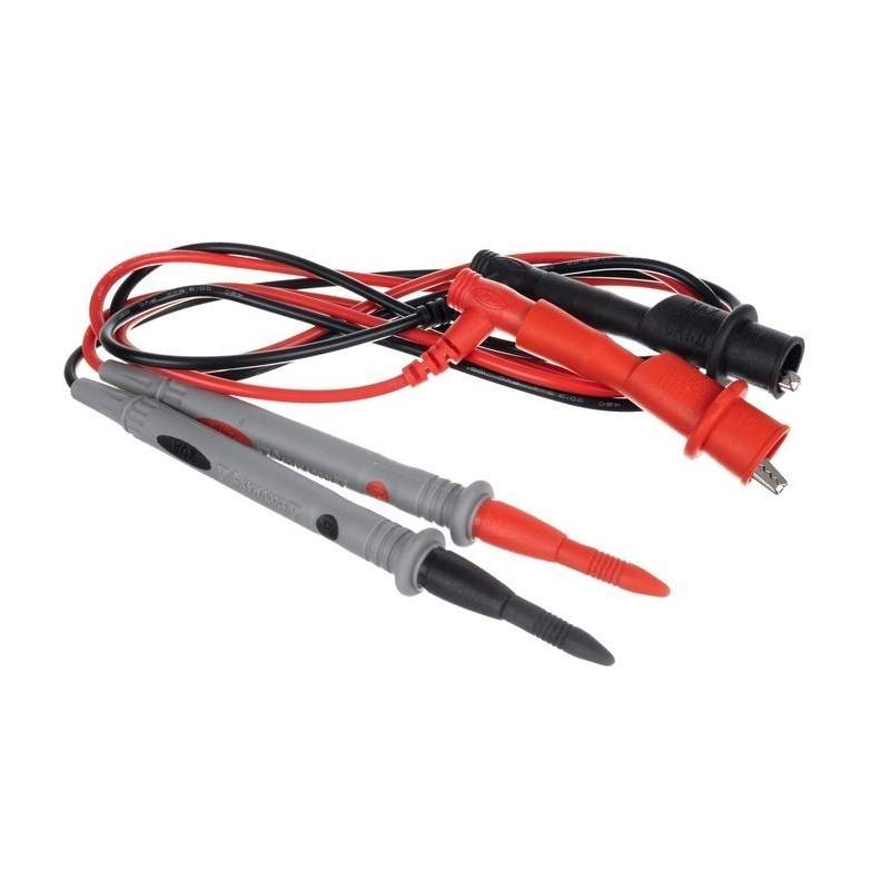 Test leads with alligator clips for precision