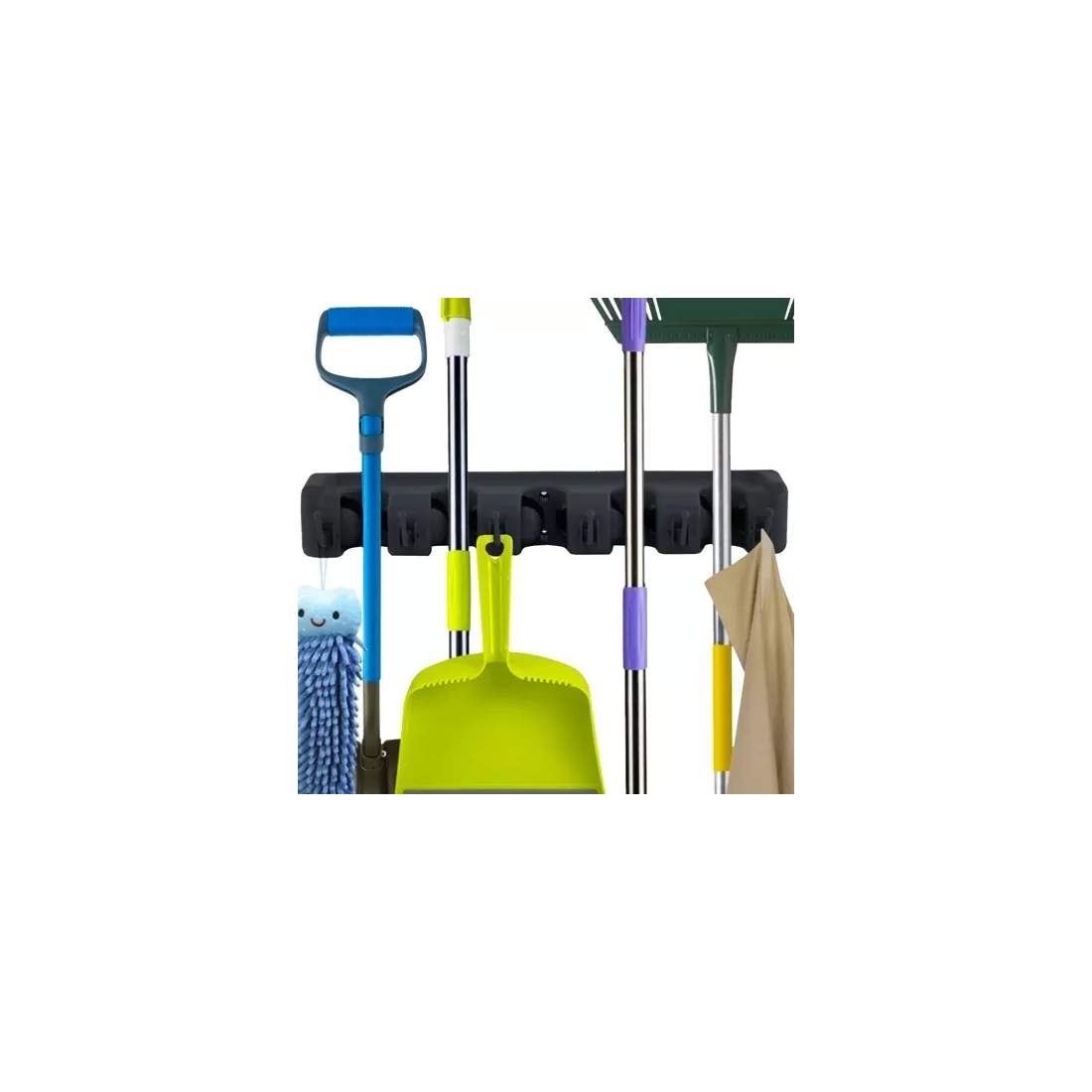 Tool hanger with 5 handles & 6 hooks