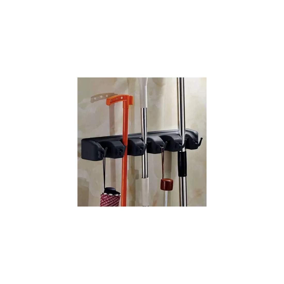 Tool hanger with 5 handles & 6 hooks