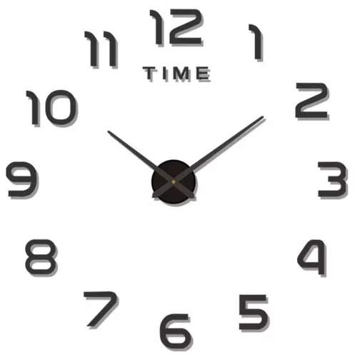 Silent Adjustable Loft Style Wall Clock 60-130cm