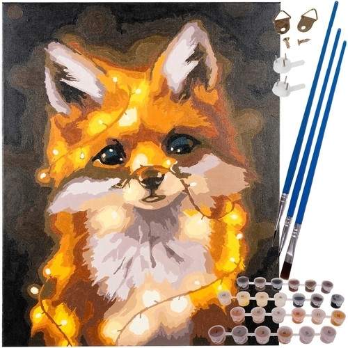Paint By Numbers Fox - Set for All Ages