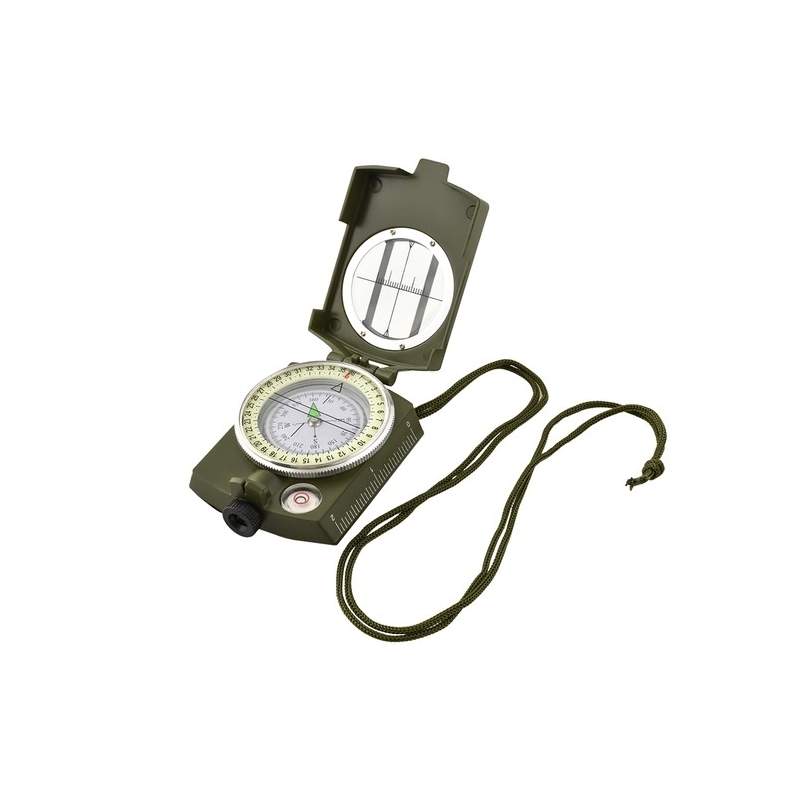 Military Compass with Rotating Limb and Fluorescent Needle