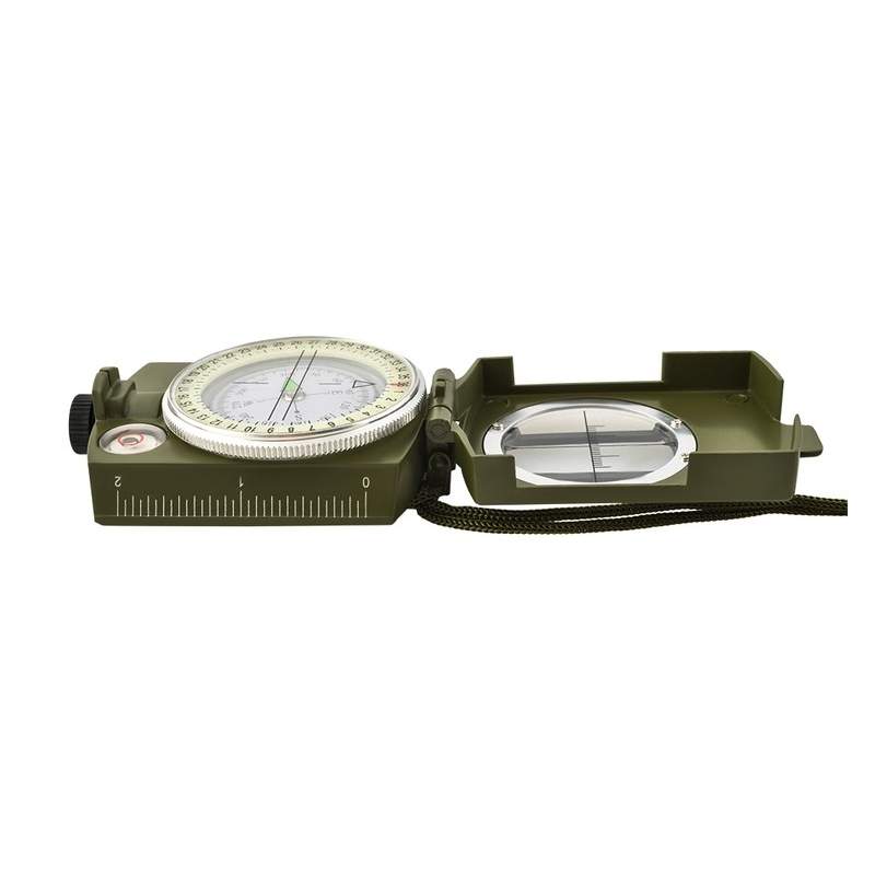 Military Compass with Rotating Limb and Fluorescent Needle