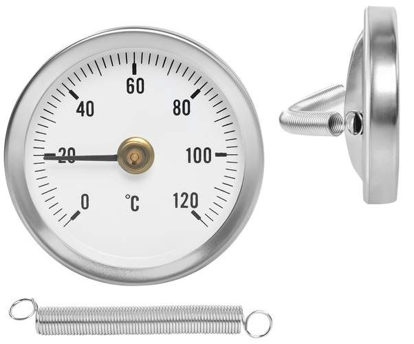Galvanized Disc Thermometer 0-120°C for Accurate Measurement