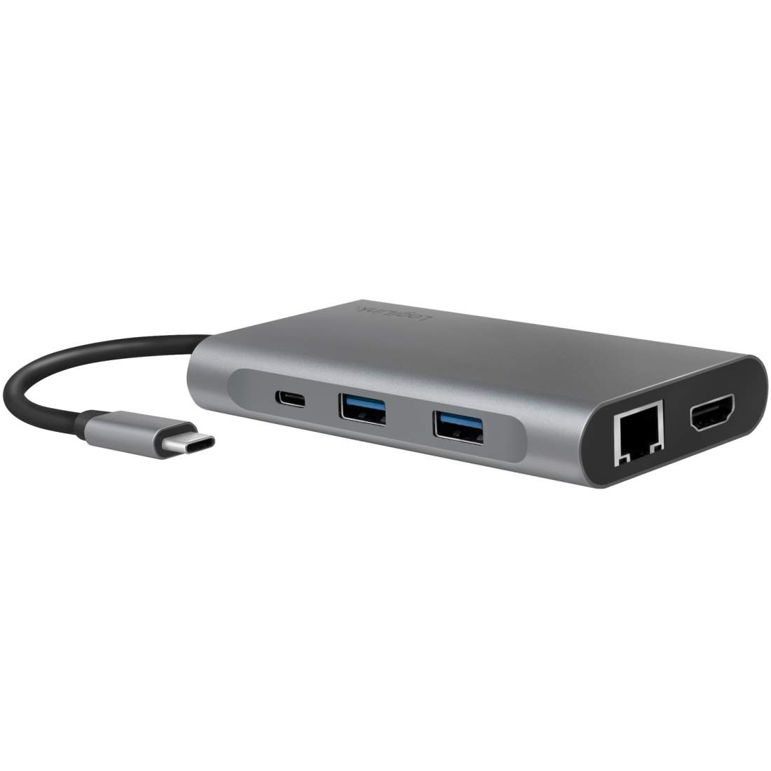 USB-C Dock 8-in-1 HDMI/DP/RJ45/USB/USB-C 100W