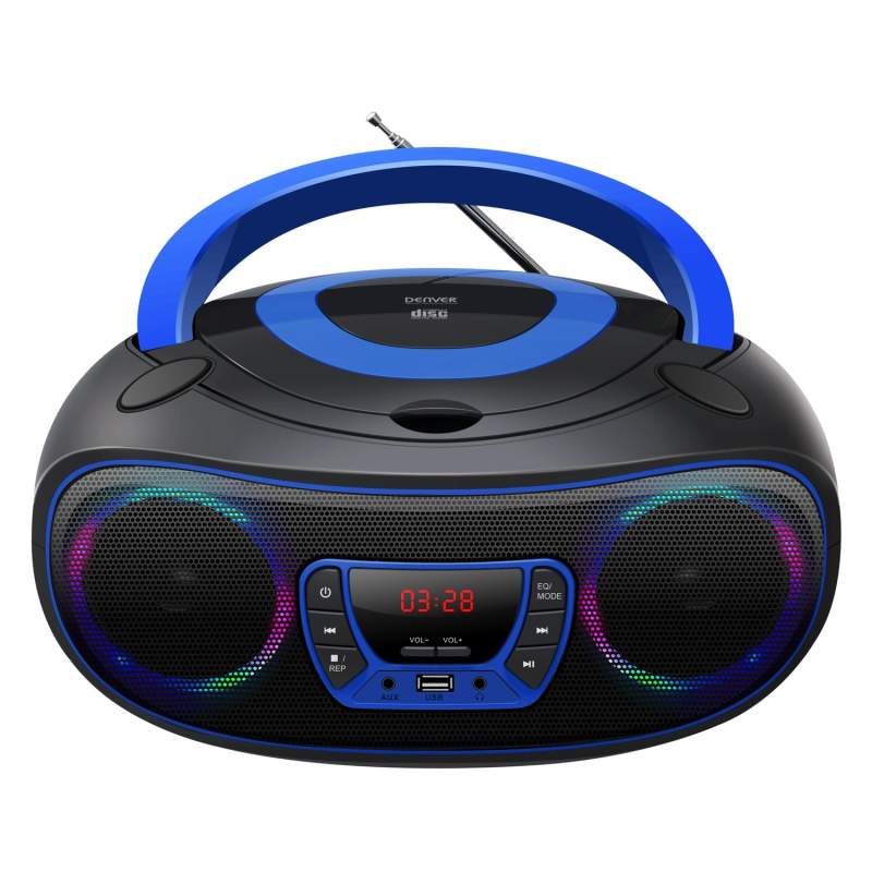 CD Boombox with FM/USB/BT