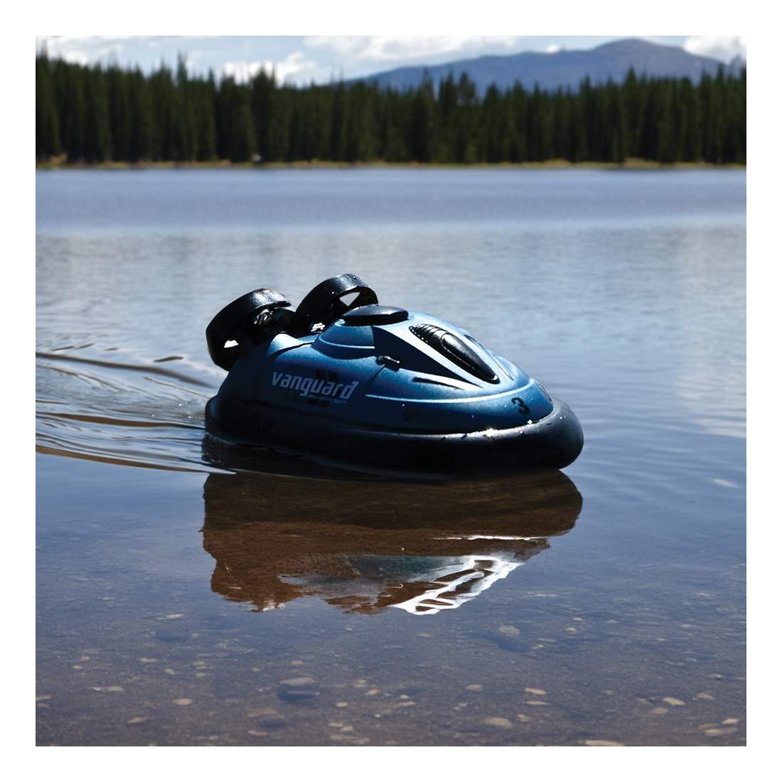 Radio-controlled hovercraft for children and adults