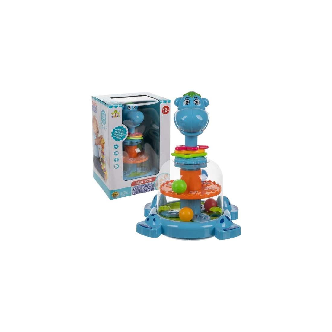 Carousel-shaped Spinner for Children