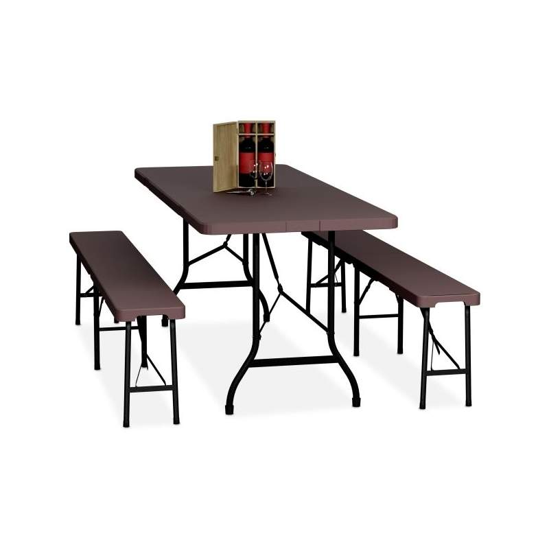 Folding garden table