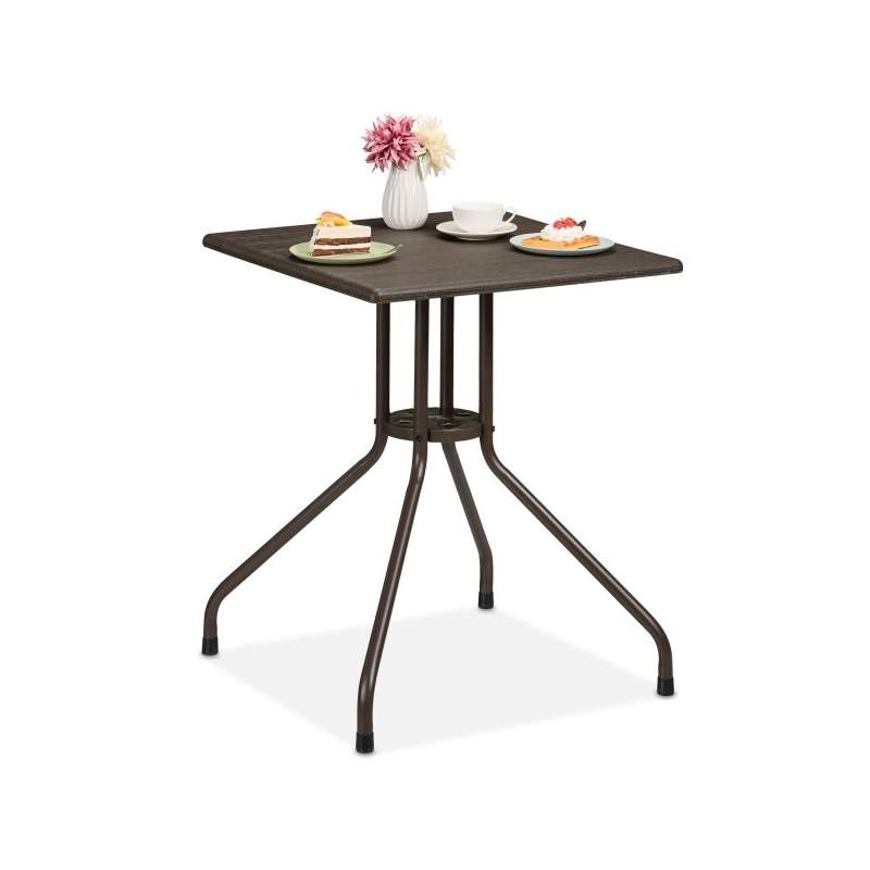 Rectangular garden table