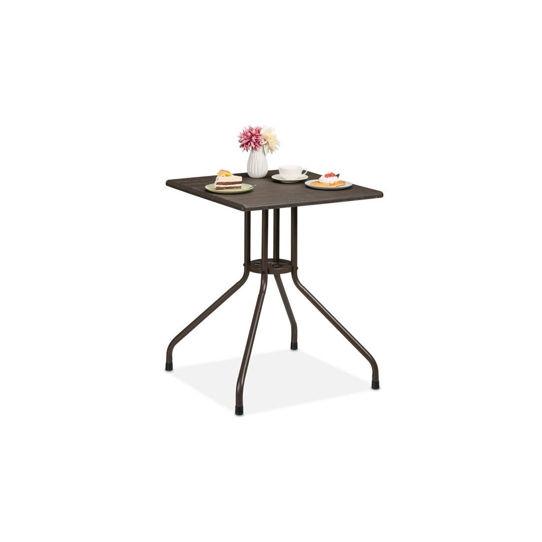 Rectangular garden table