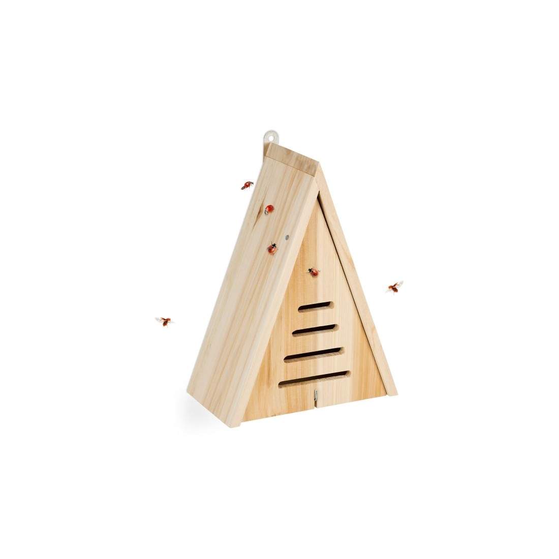 Triangular ladybug house