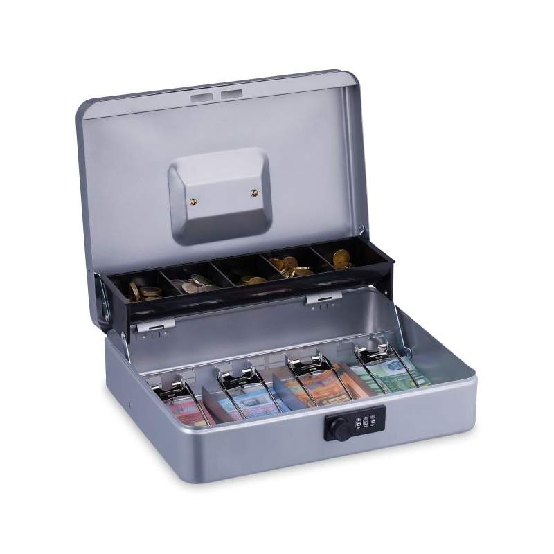 Cash drawer with number combination