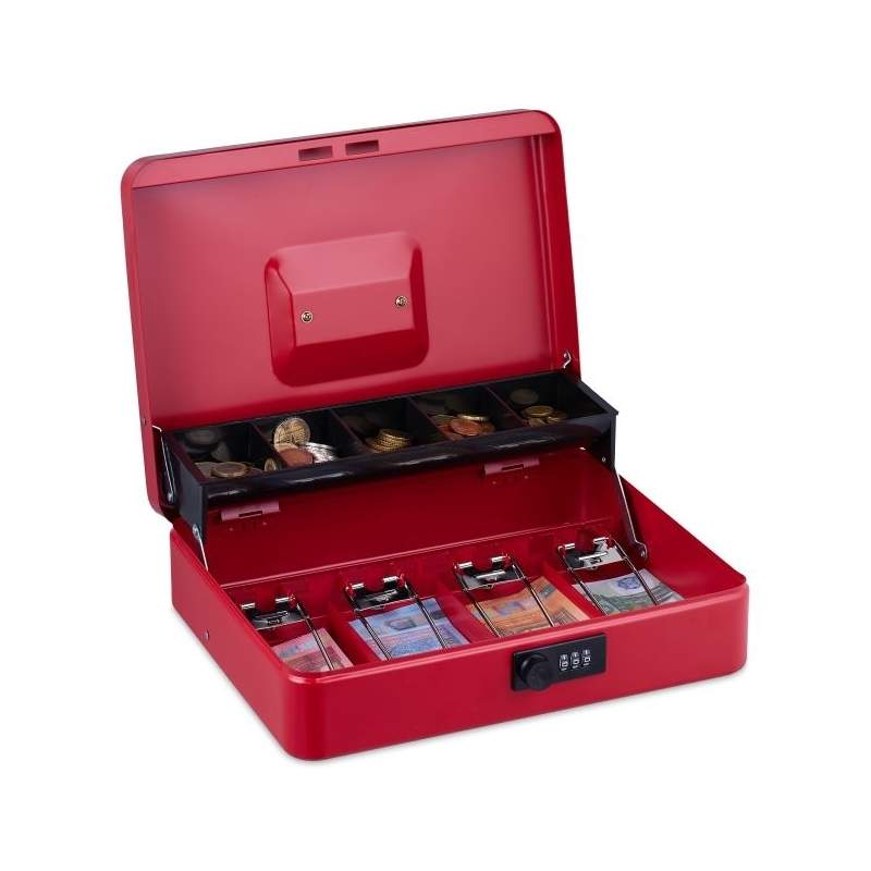 Cash drawer with number combination