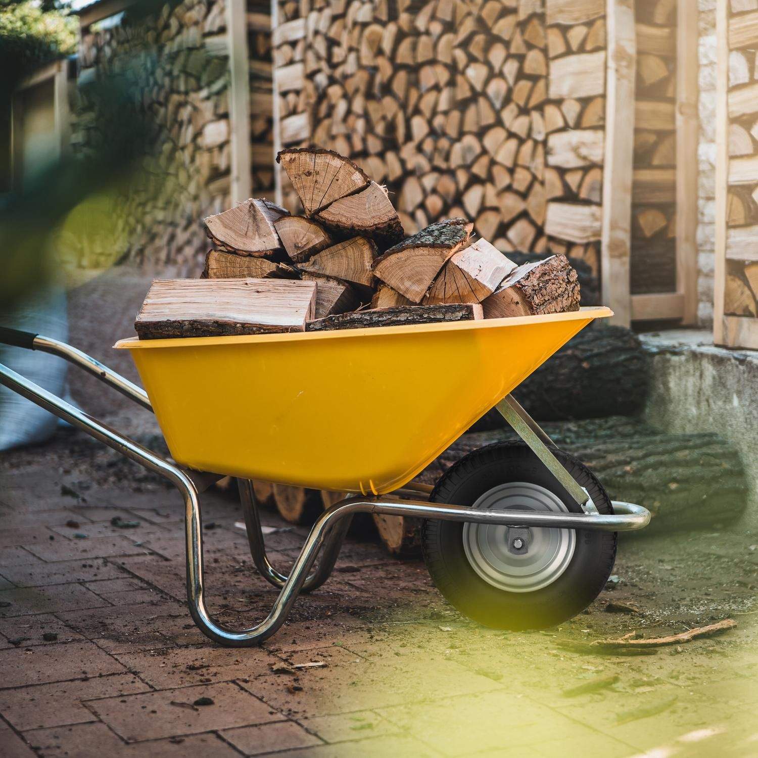 Hjul för skottkärra 4.00-8 med axel