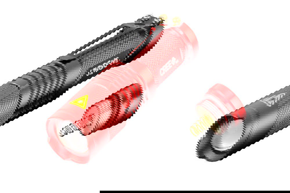 LED Flashlight CREE Ultrafire - Red