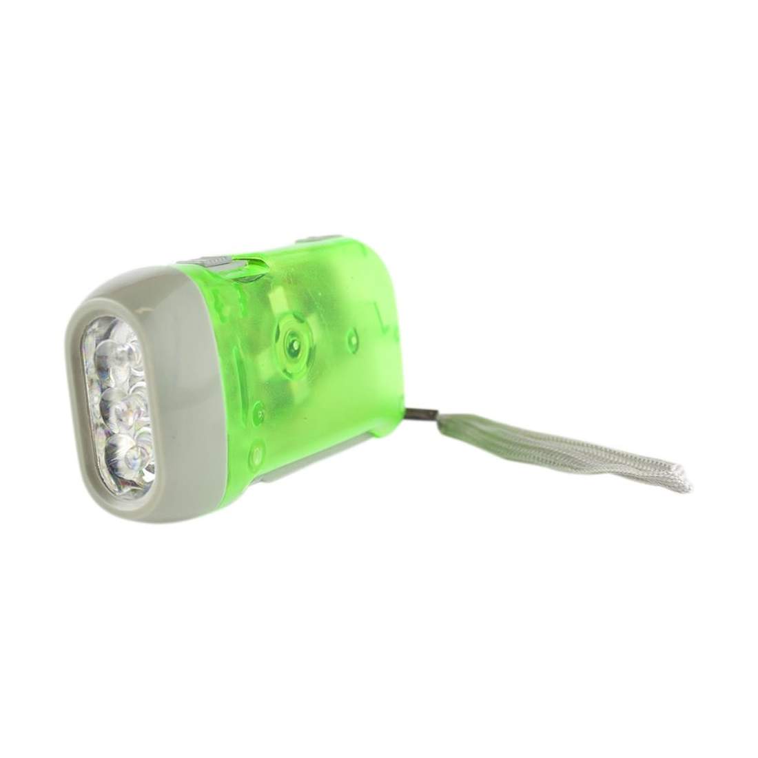 Hand Operated LED Flashlight - Green | eStore