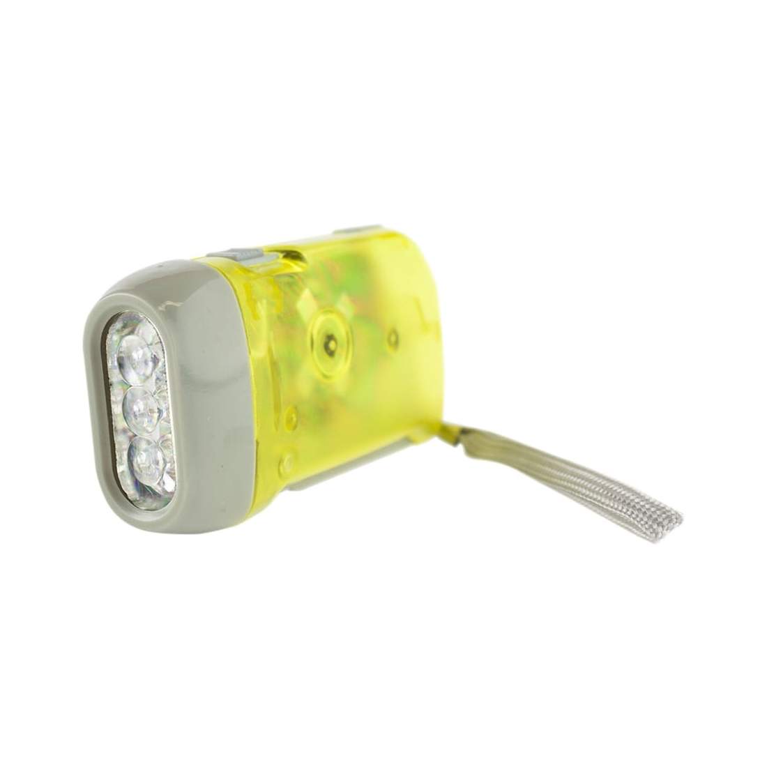Hand Operated LED Flashlight - Yellow | eStore