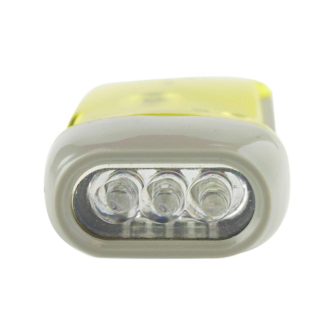 Hand Operated LED Flashlight - Yellow | eStore