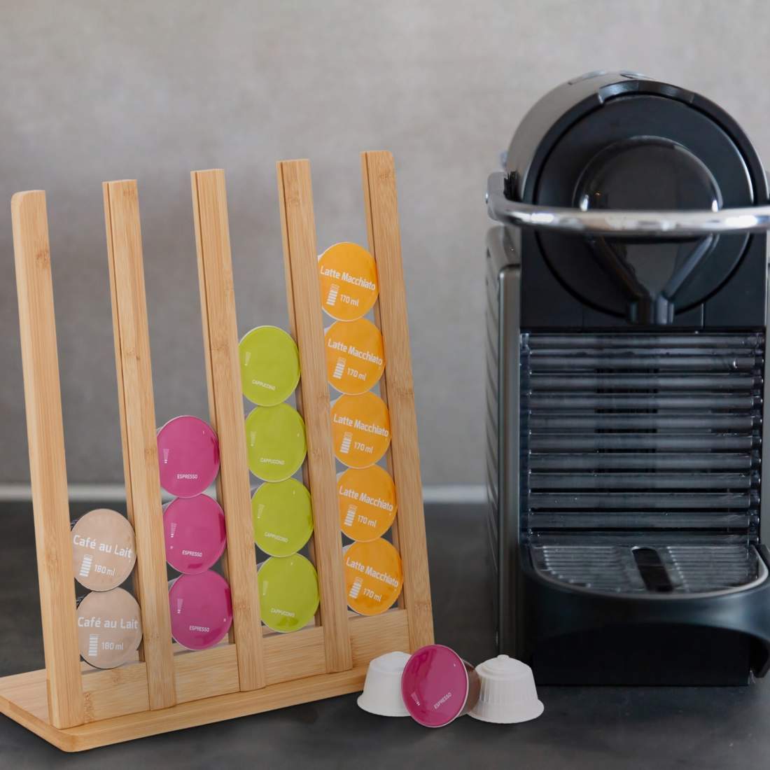 Capsule holder for 24 Dolce Gusto capsules