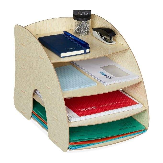 Document compartment with 4 compartments