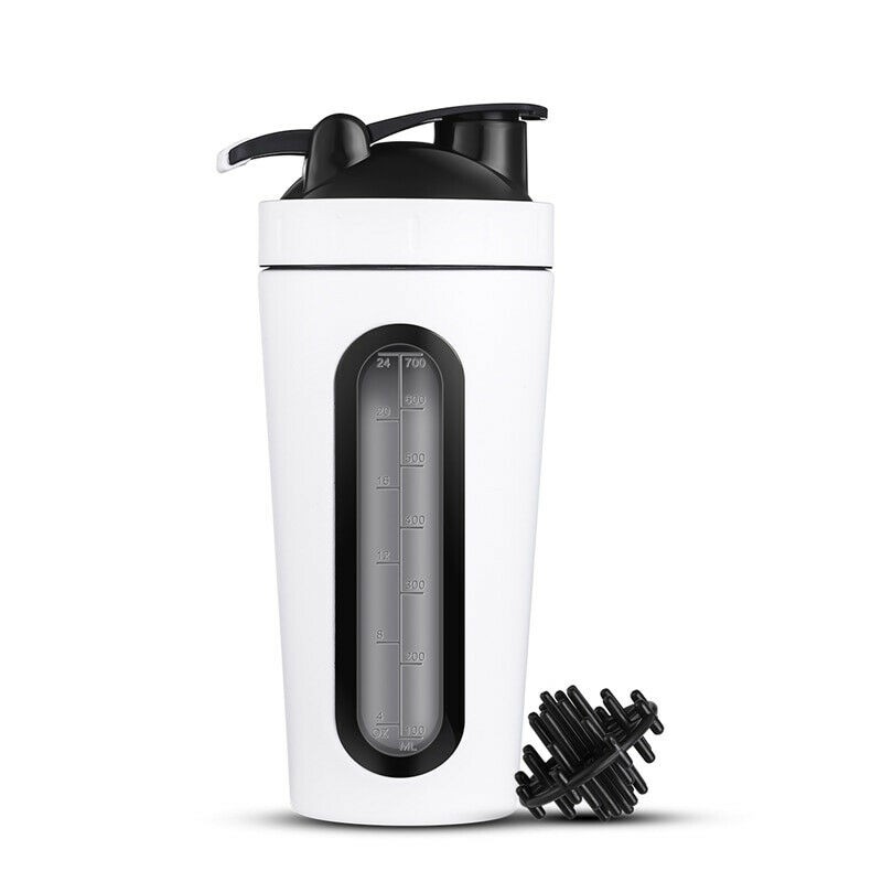 Stainless steel shaker, 700 ml - White