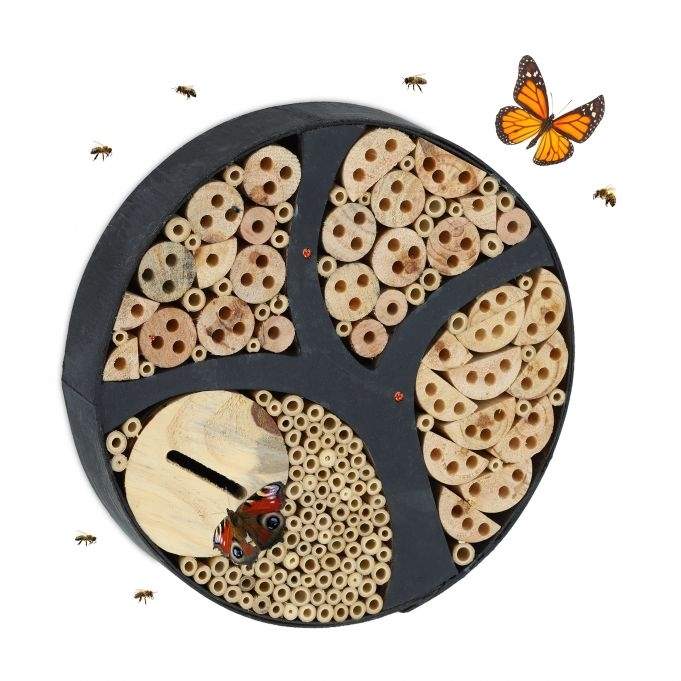 Insect hotel round