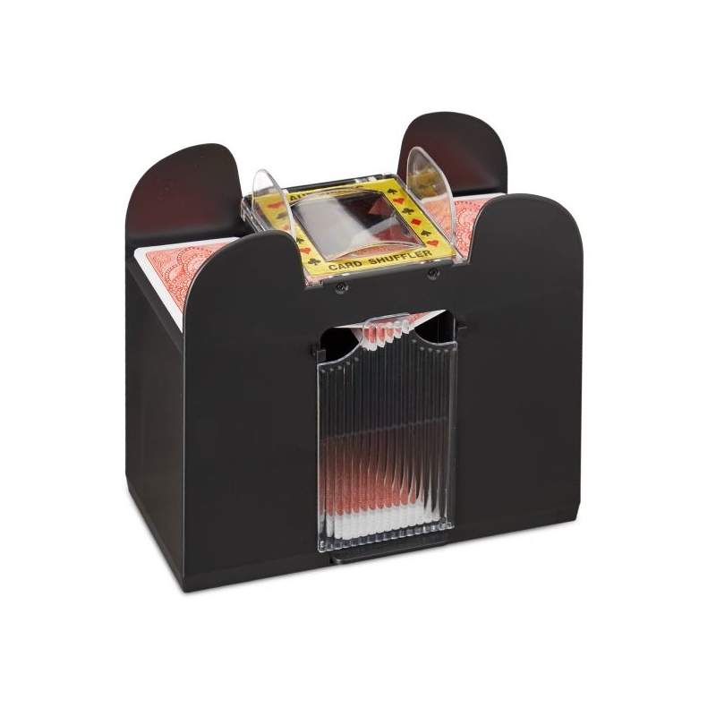 Automatic card shuffler for 6 decks