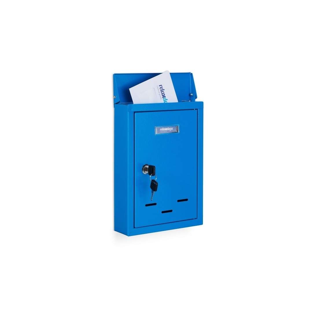 Mailbox with name tag