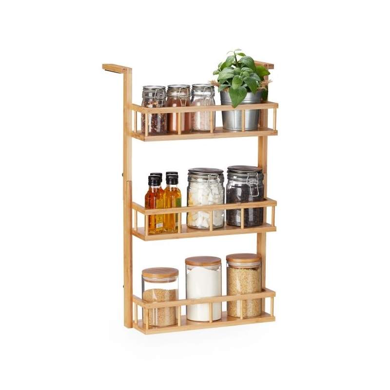 Spice rack in bamboo