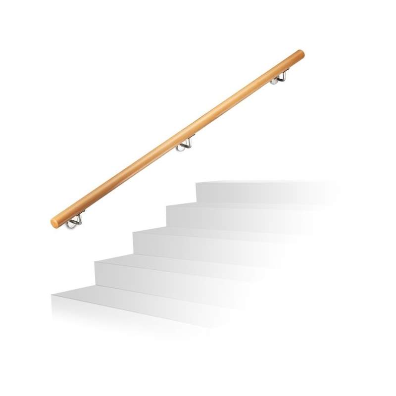 Wooden handrail