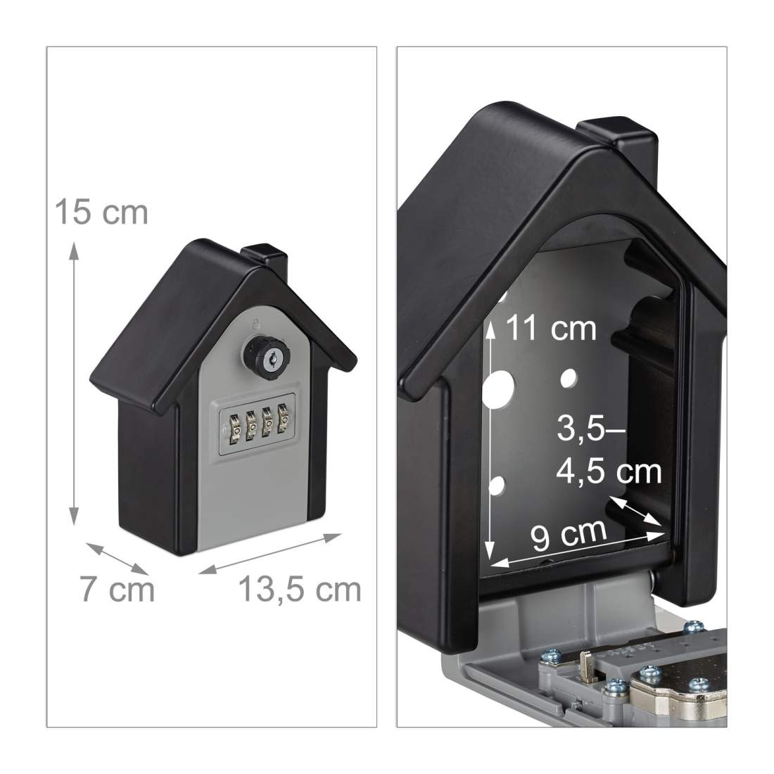 Key cabinet with four-digit code lock