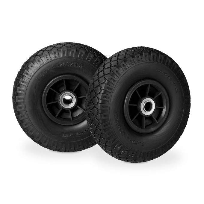 Wheelbarrow wheels PU rubber, 2 pcs.