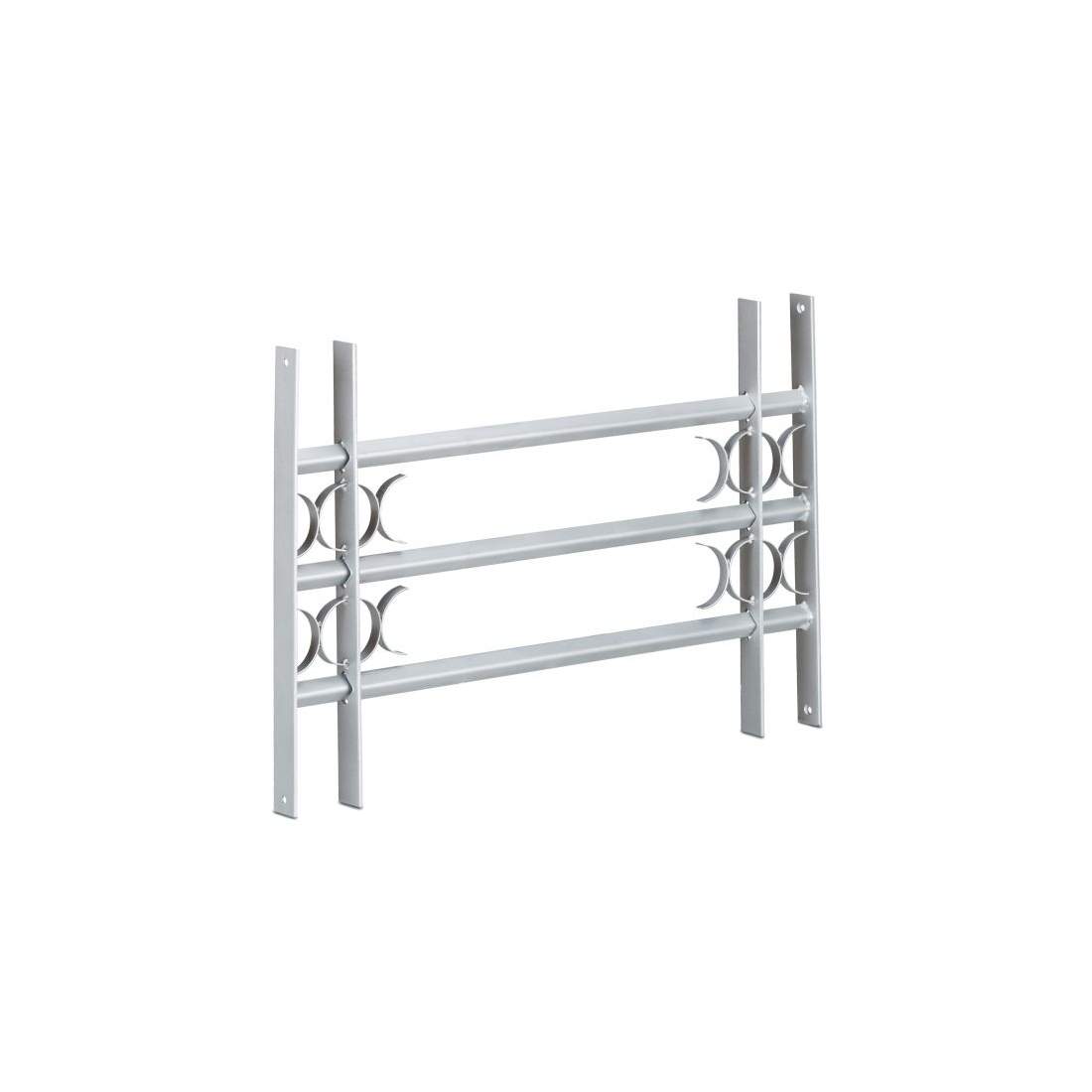 Burglar protection with extendable window grill