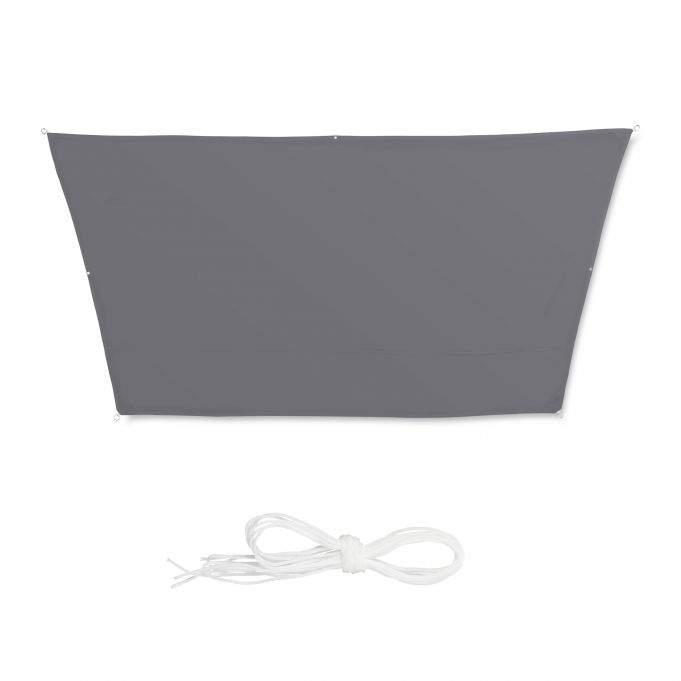 Sun sail trapezoidal gray