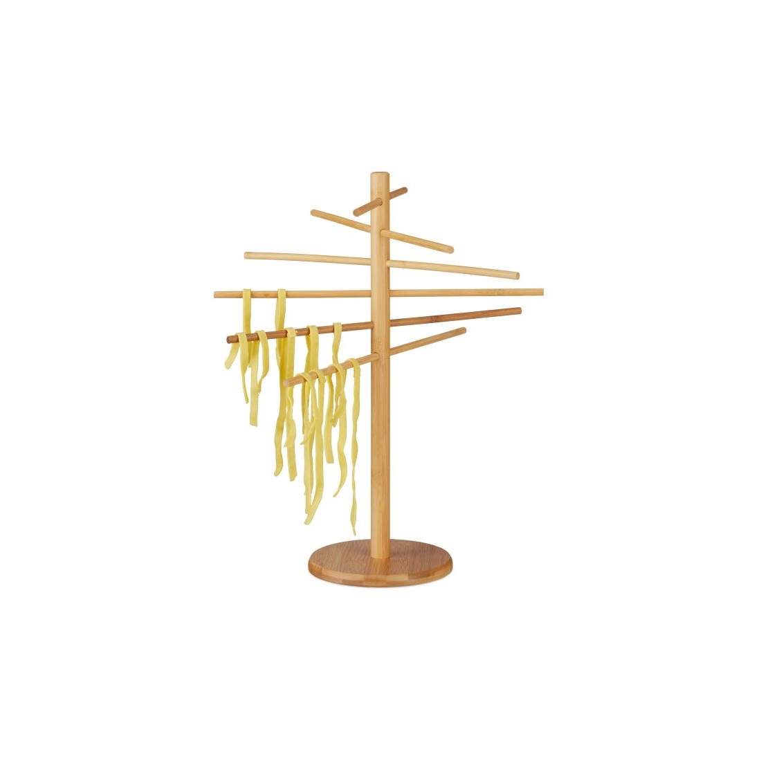 Bamboo pasta drying rack