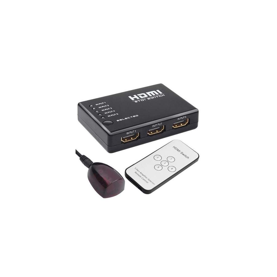 HDMI-Switch, 5x input, 1x output