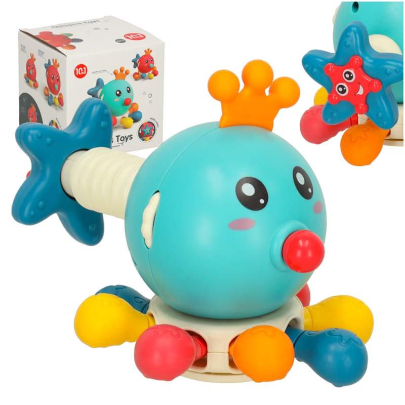 Octopus sensory baby toy celestial
