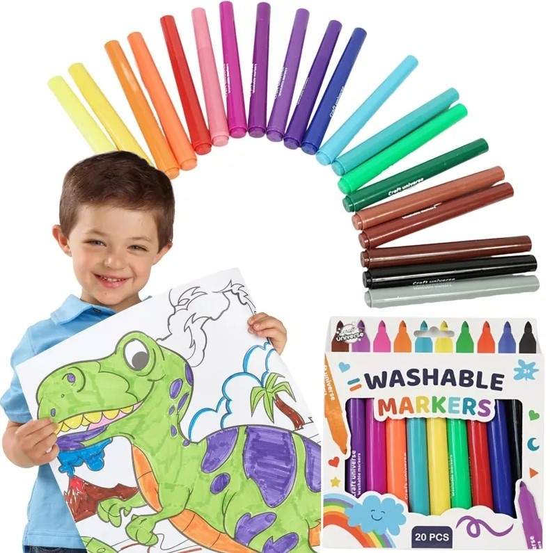 Markers erasable markers washable markers set of 20 colors