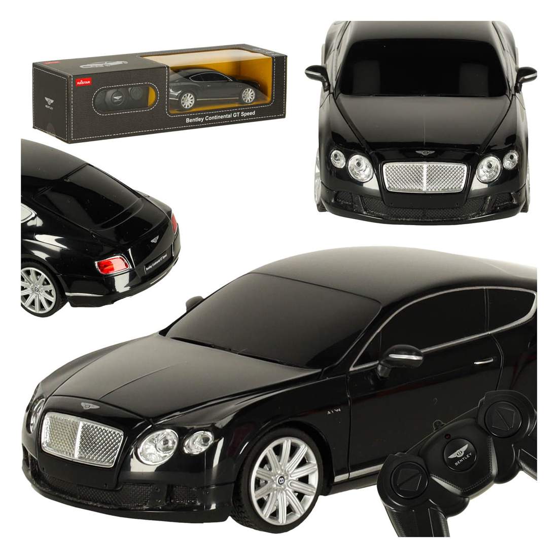 RC car 1:24 Bentley Continental GT black