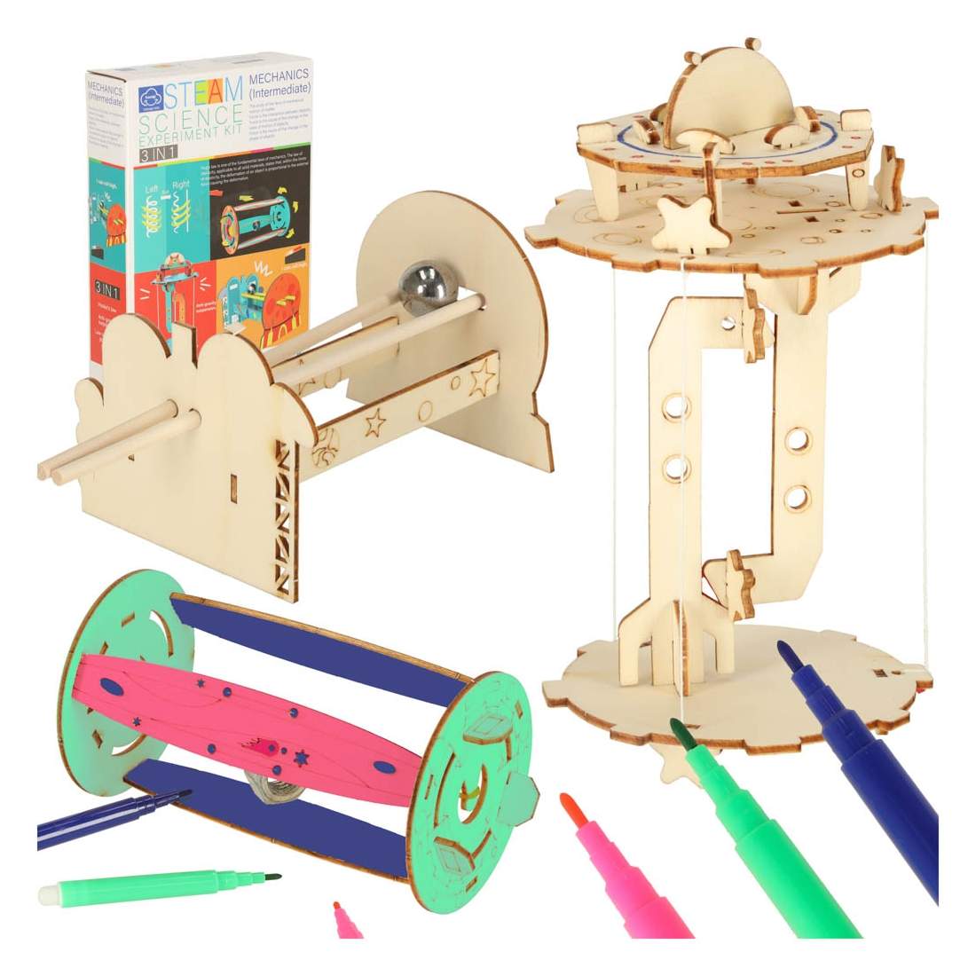 DIY science experiment kit mechanic 3-in-1