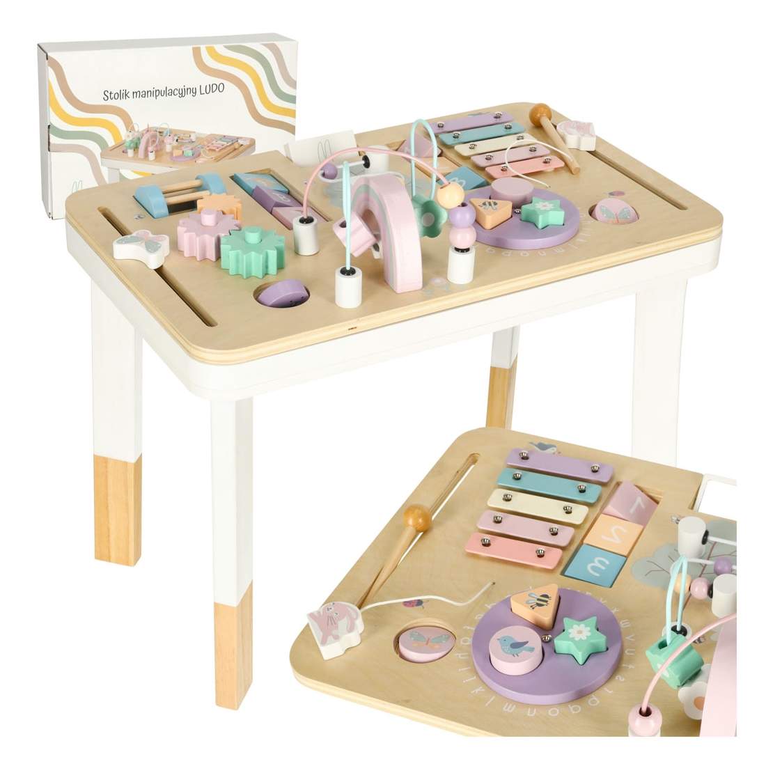 Lulilo montessori pastel manipulative table