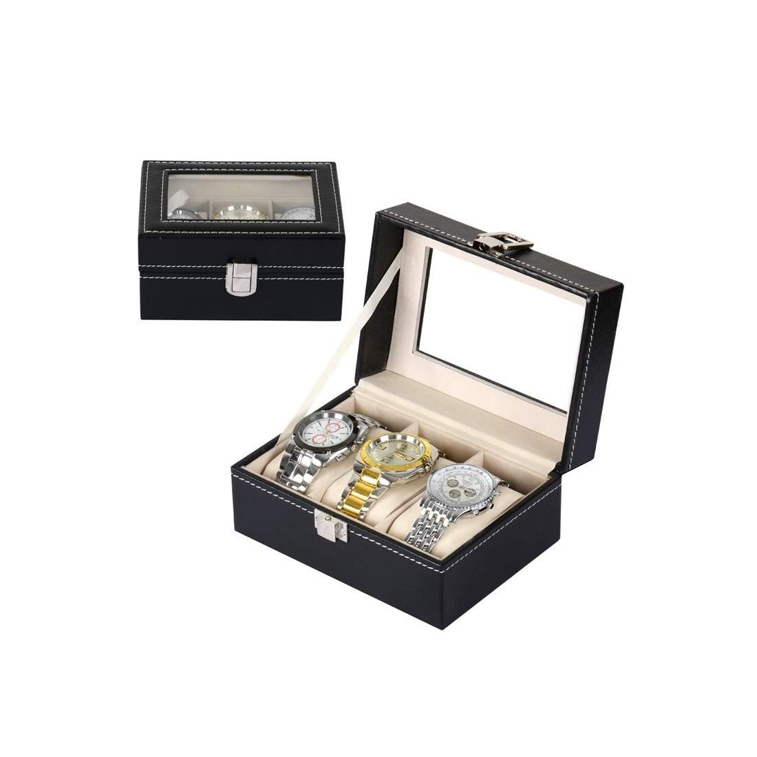 Luxury Watch Box - 3 watch slots