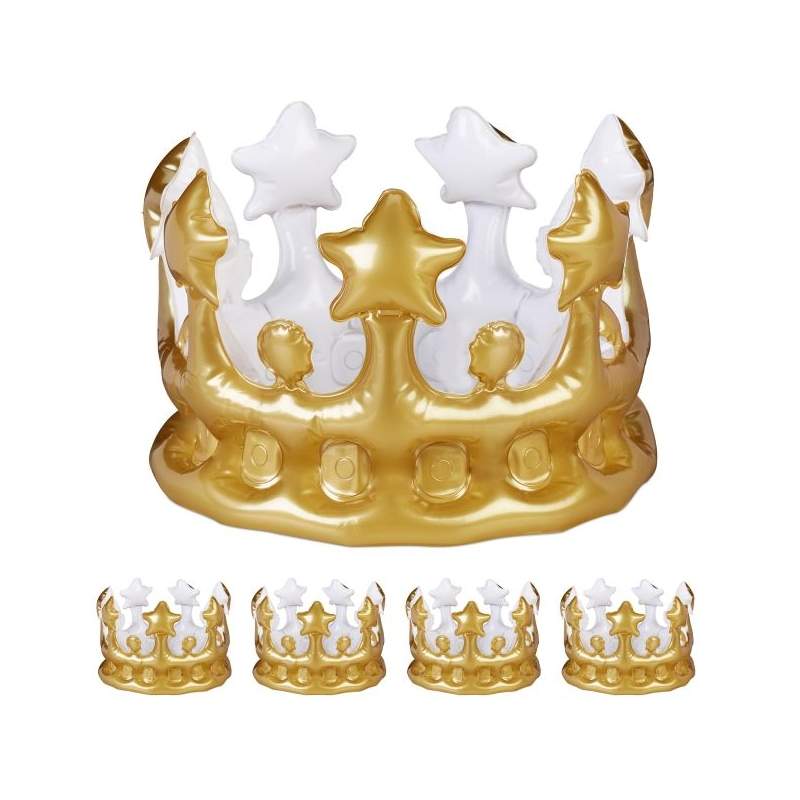 Inflatable crown 5-pack