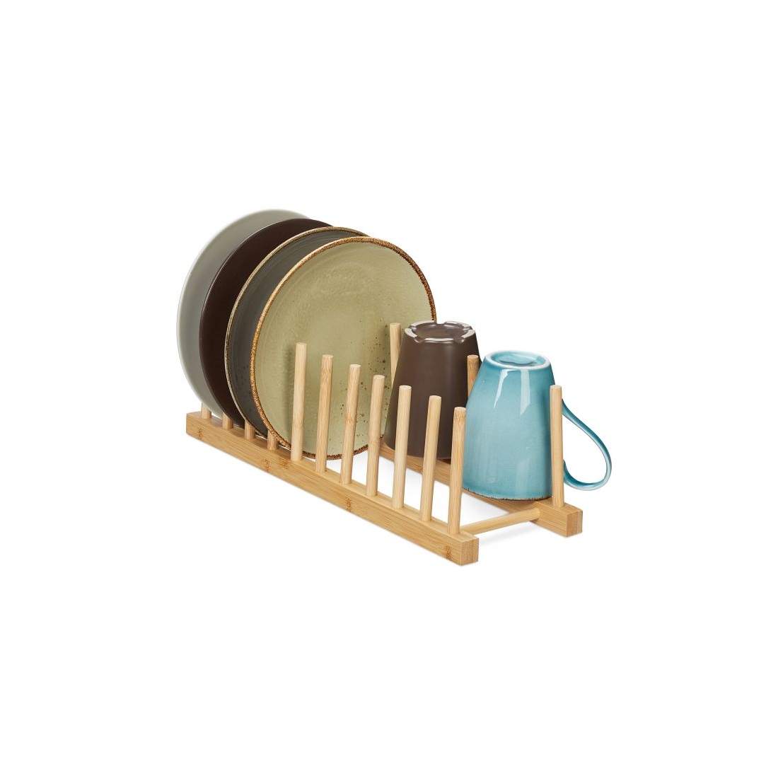 Plate rack bamboo