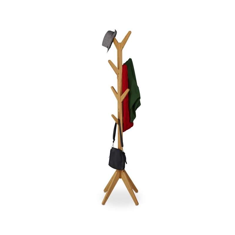 Coat rack in bamboo Tree-shaped