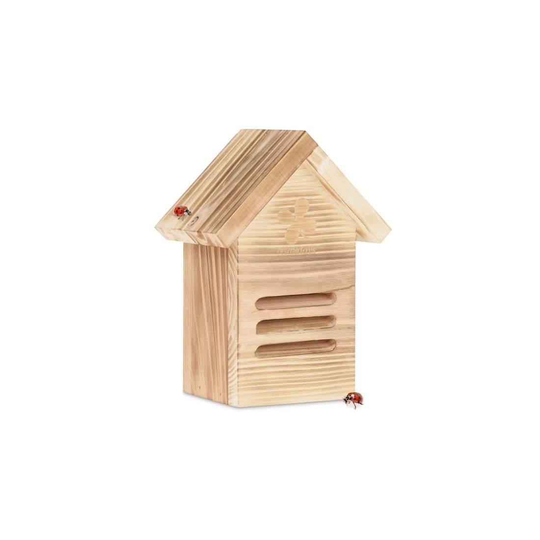 Wooden ladybug house