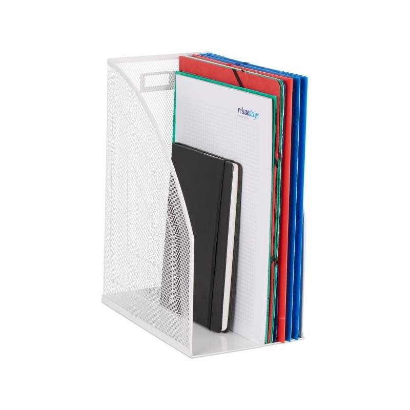 Metal magazine stand